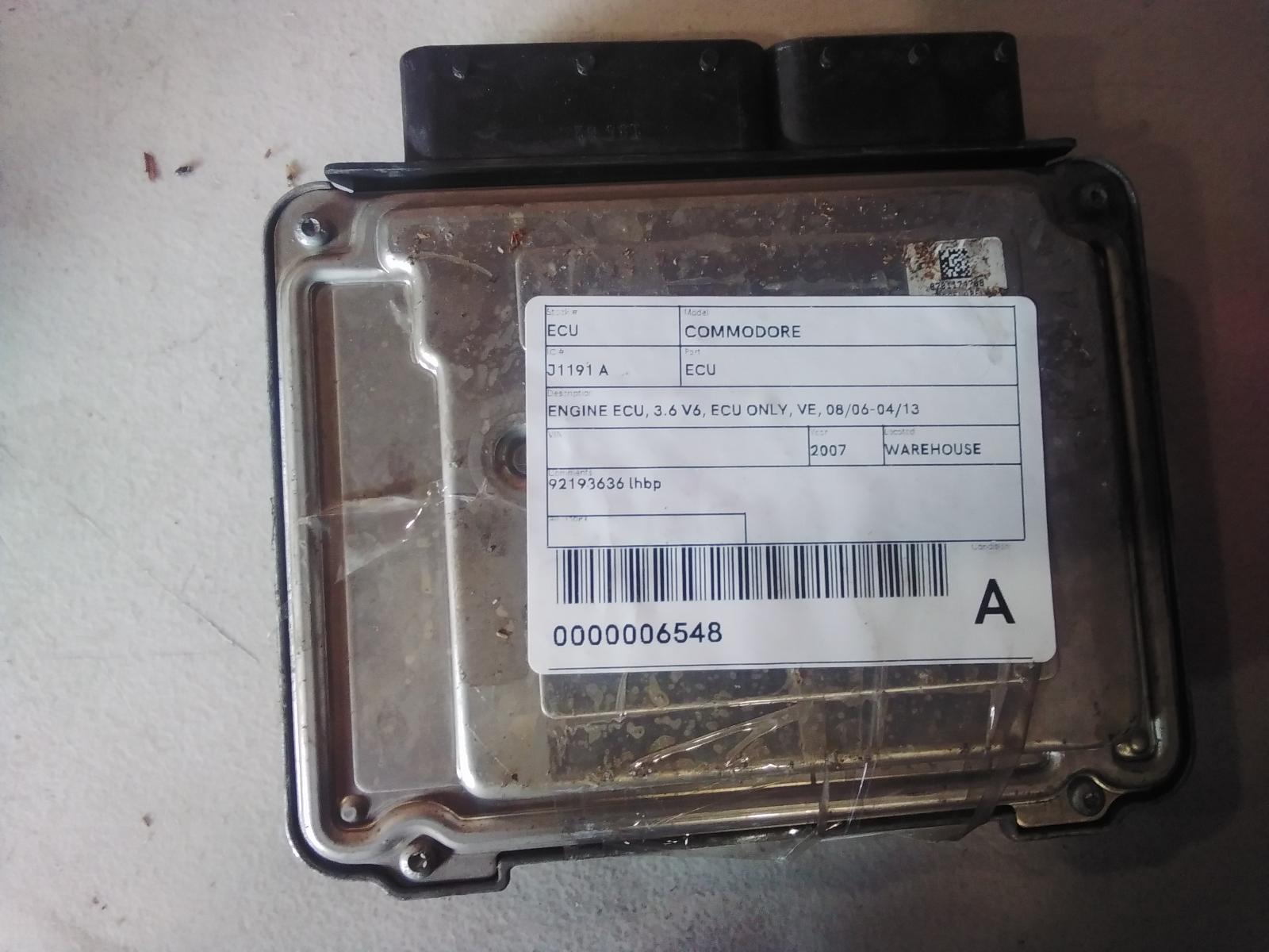 Ecu Commodore Holden 2007