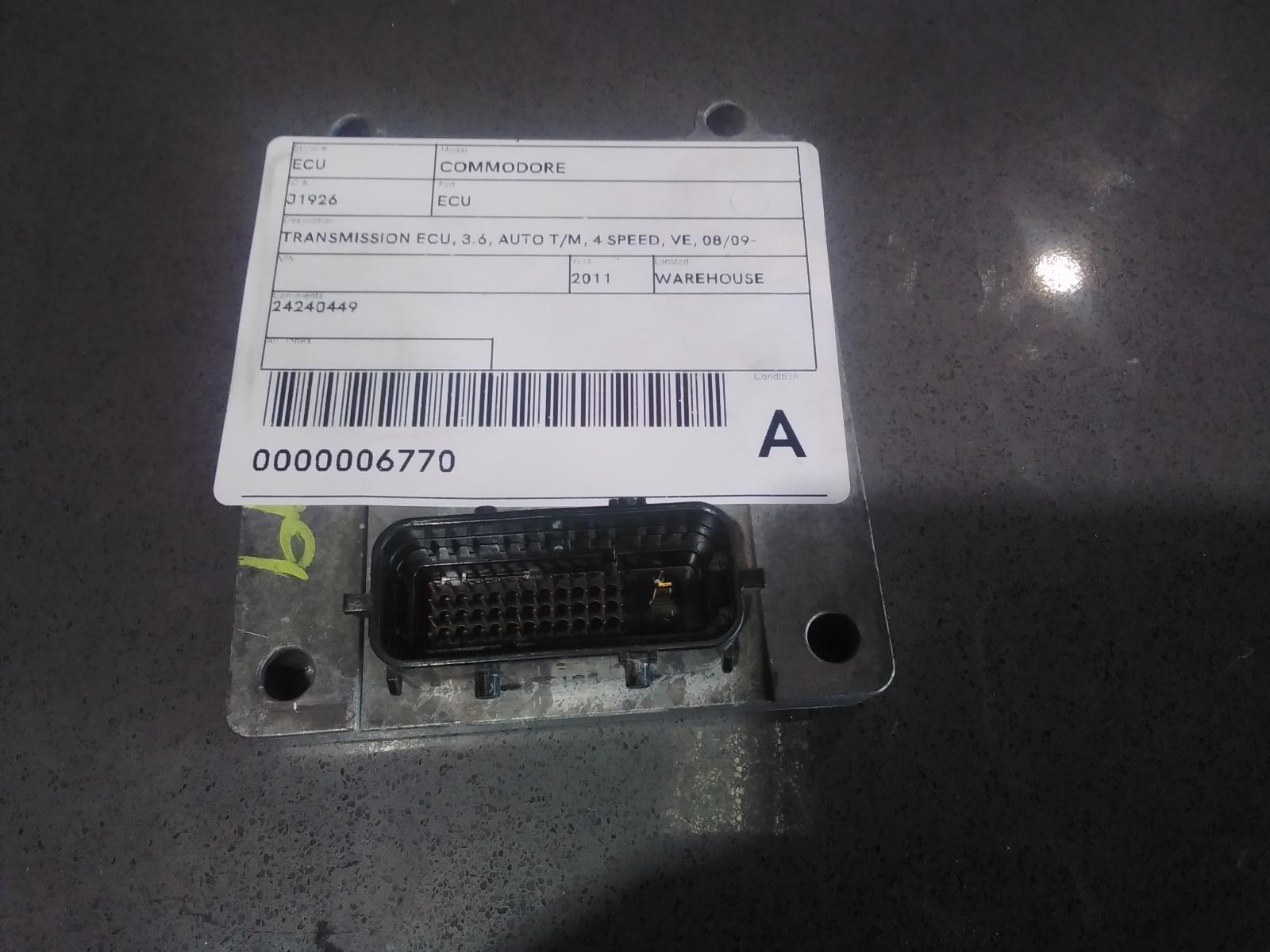 Ecu Commodore Holden 2011